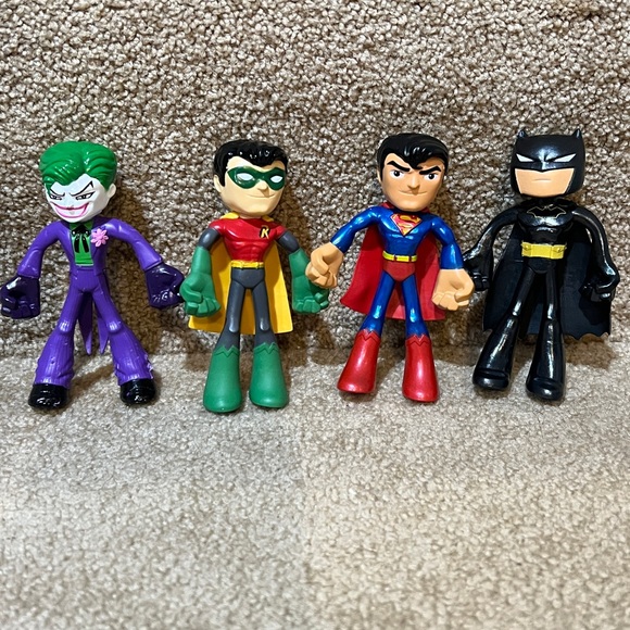 DC Comics | Toys | Mattel Flextreme Justice League 4 Bendable Figures ...